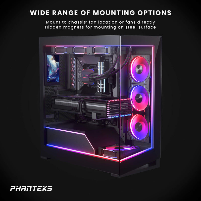 Phanteks 5.5” Hi-Res Universal LCD Display, Magnetic Mounting, 60hz re